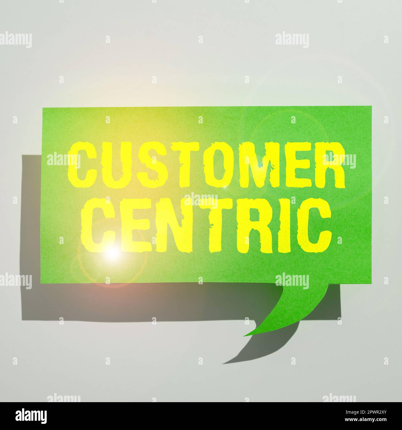 Inspiration showing sign Customer Centric, Word Written on process of ...