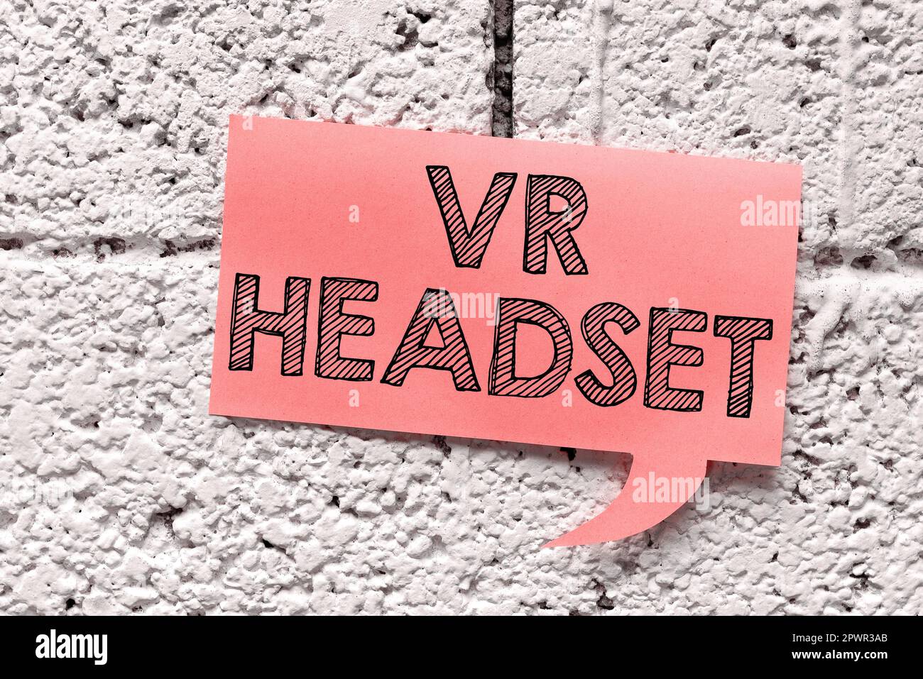 Text showing inspiration Vr Headset, Business showcase head-mounted ...