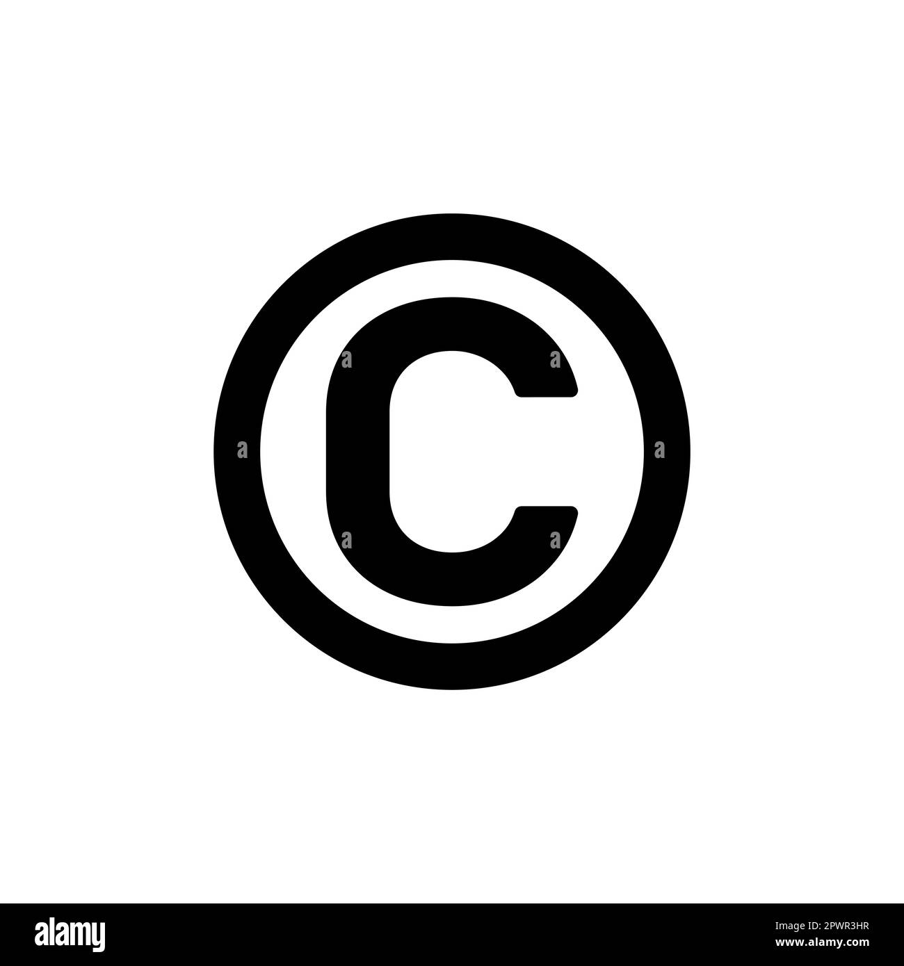 Copyright icon vector. copyright symbol Stock Vector Image & Art - Alamy