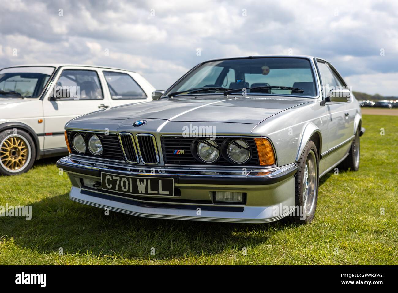 BMW M635 CSi, on display at the April Scramble held at the Bicester ...