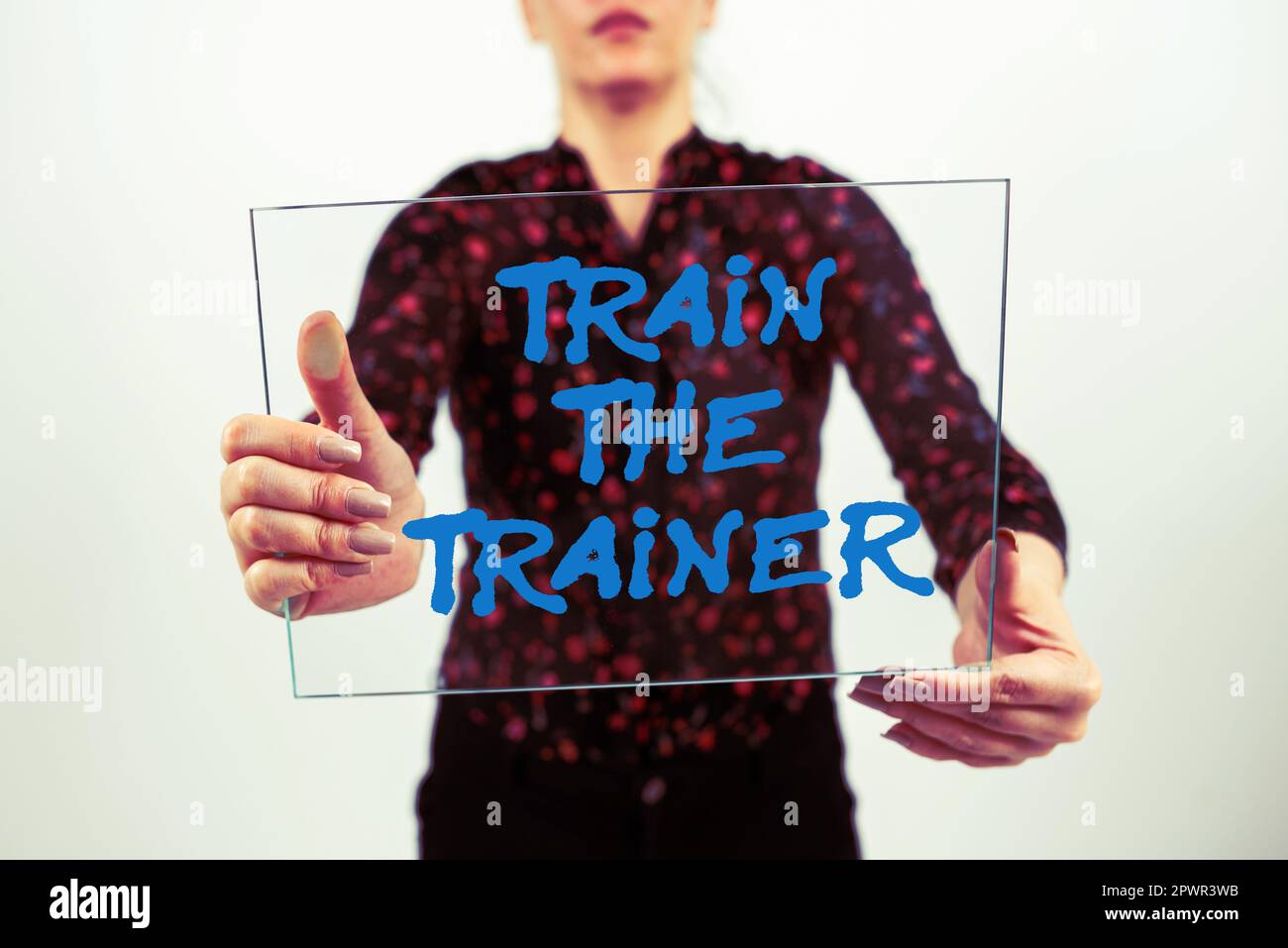 Text showing inspiration Train The Trainer, Business approach identified to teach mentor or ...