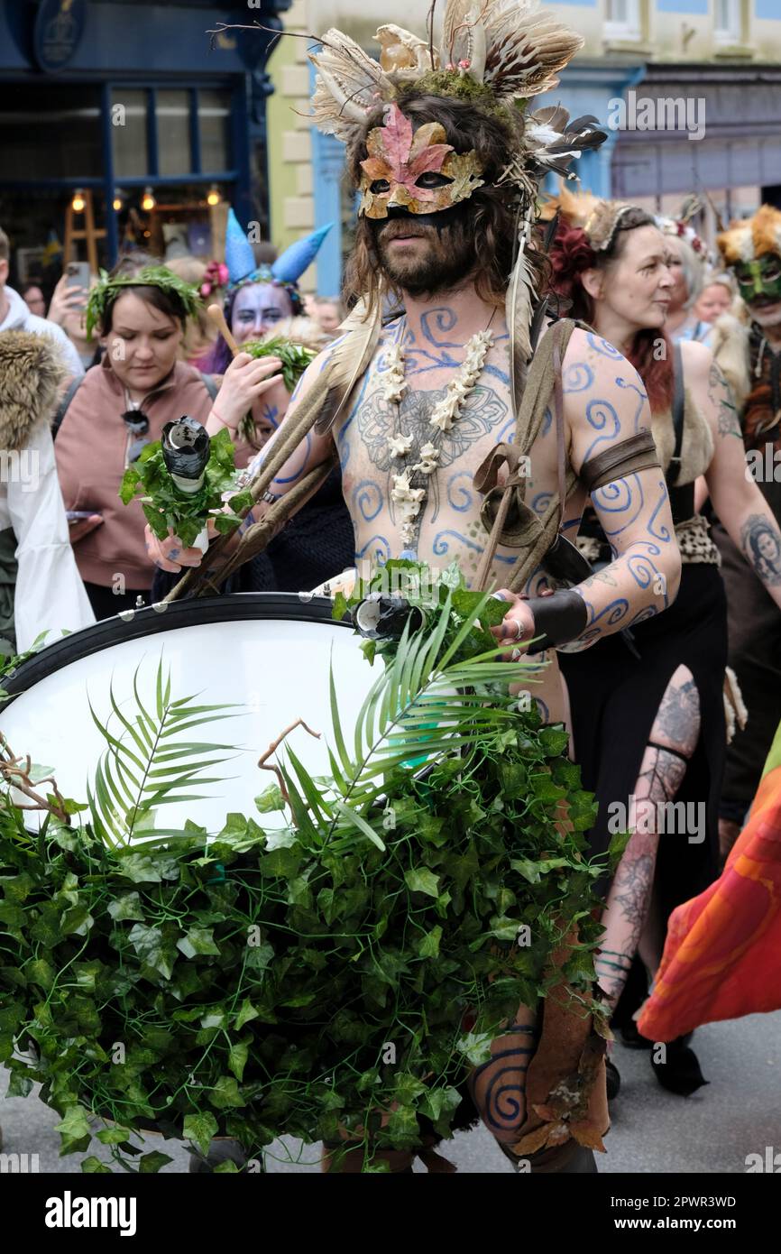 Glastonbury, Somerset, UK. 1st May, 2023. Pagan Beltane celebrations ...