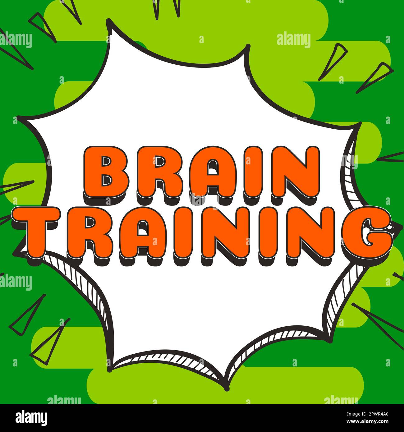 Sign displaying Brain Training, Business idea mental activities to ...