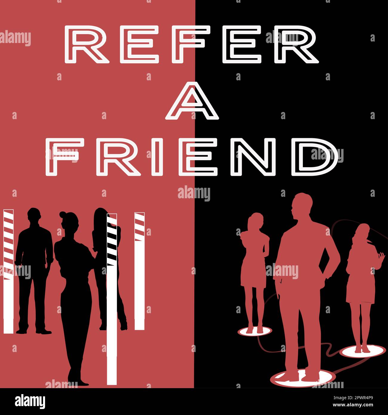 Sign displaying Refer A Friend, Business idea Recommendation Appoint ...