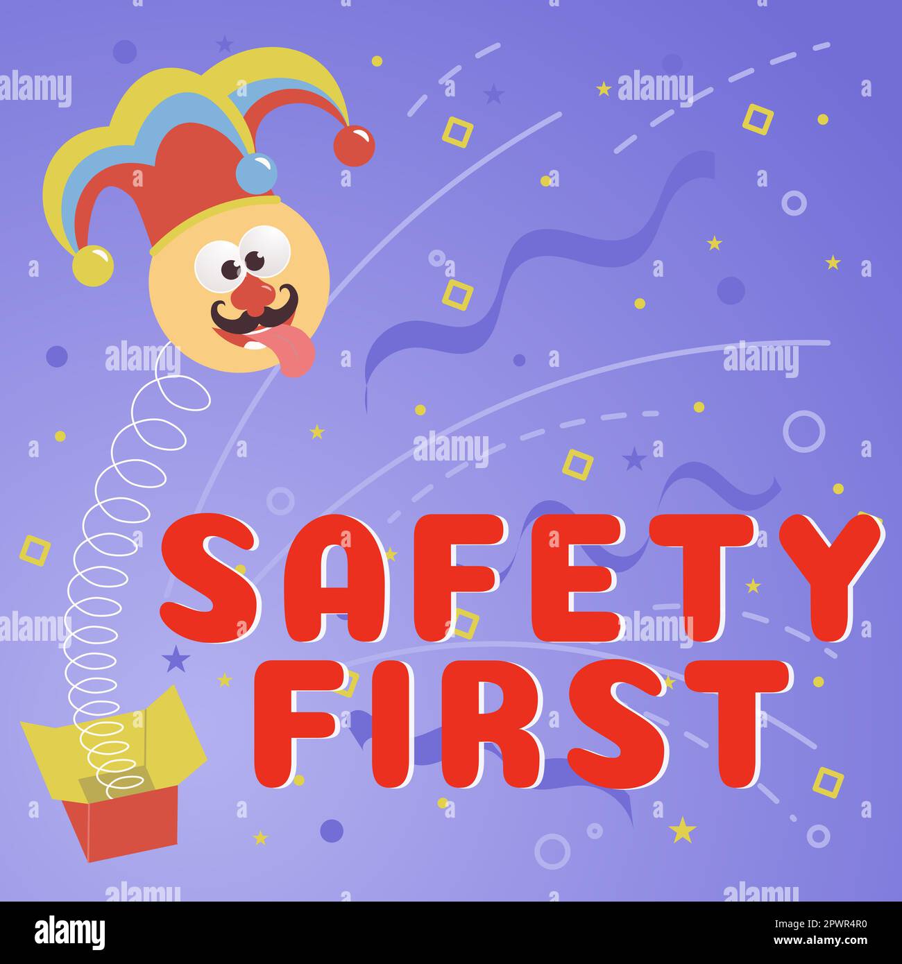 Hand writing sign Safety First, Business concept Avoid any unnecessary ...
