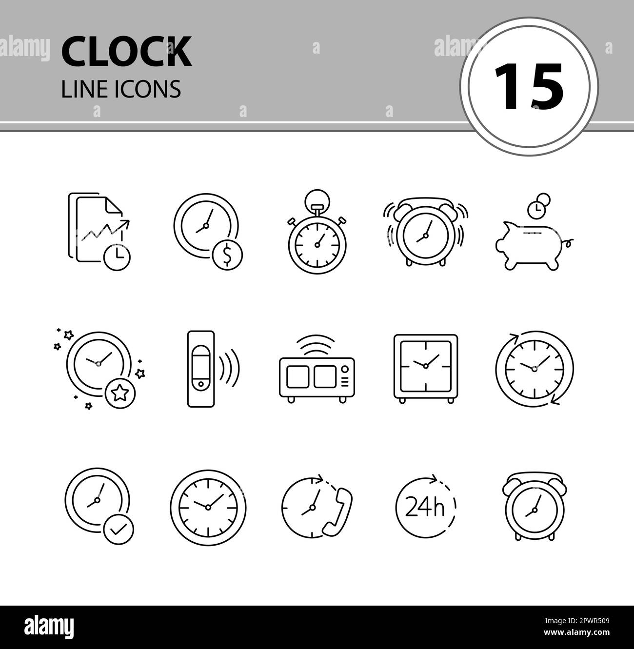 Clock analysis Black and White Stock Photos & Images - Alamy