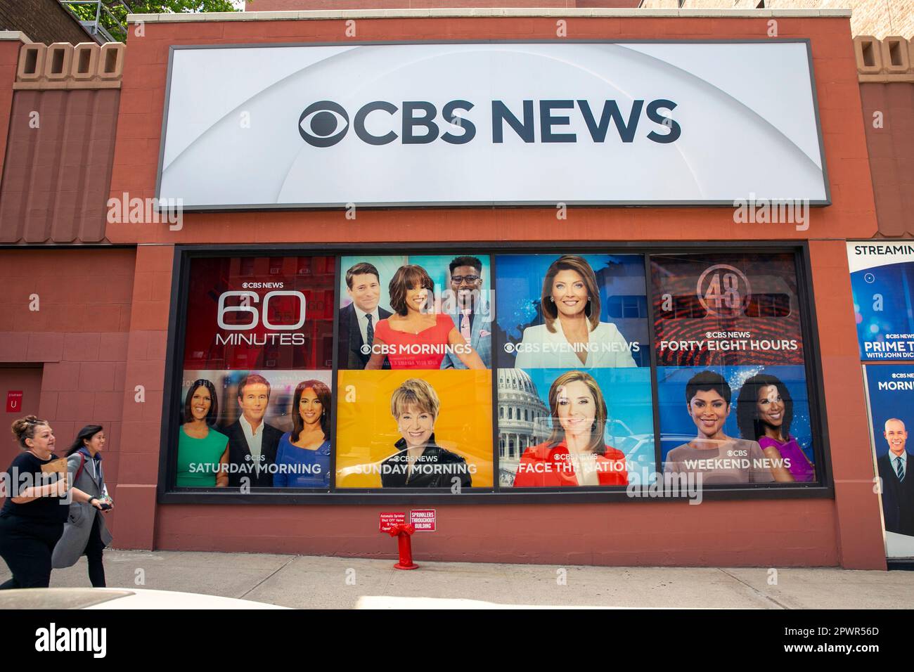 The CBS Broadcast Center is 0n 57th Street in New York City on Thursday ...
