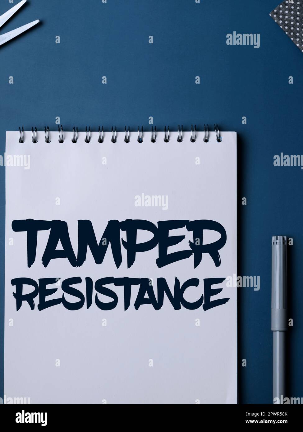 Conceptual display Tamper Resistance, Business approach resilent to ...
