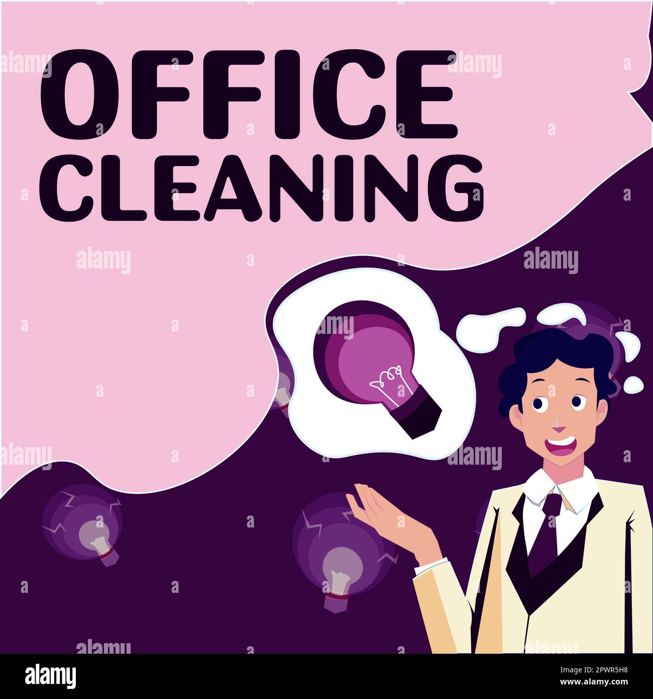 Inspiration showing sign Office Cleaning, Word for the action or ...