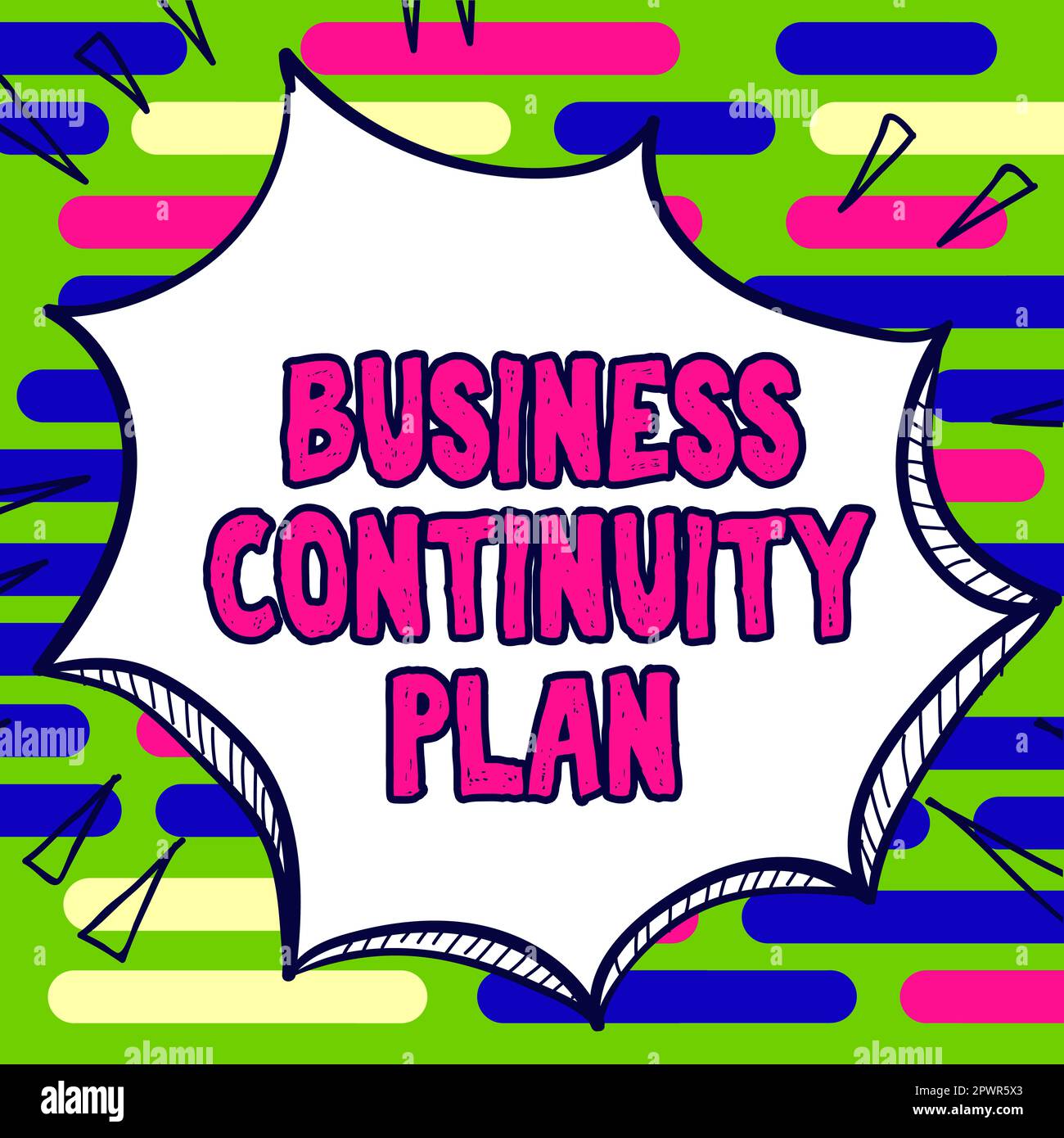 Hand writing sign Business Continuity Plan, Business overview creating ...