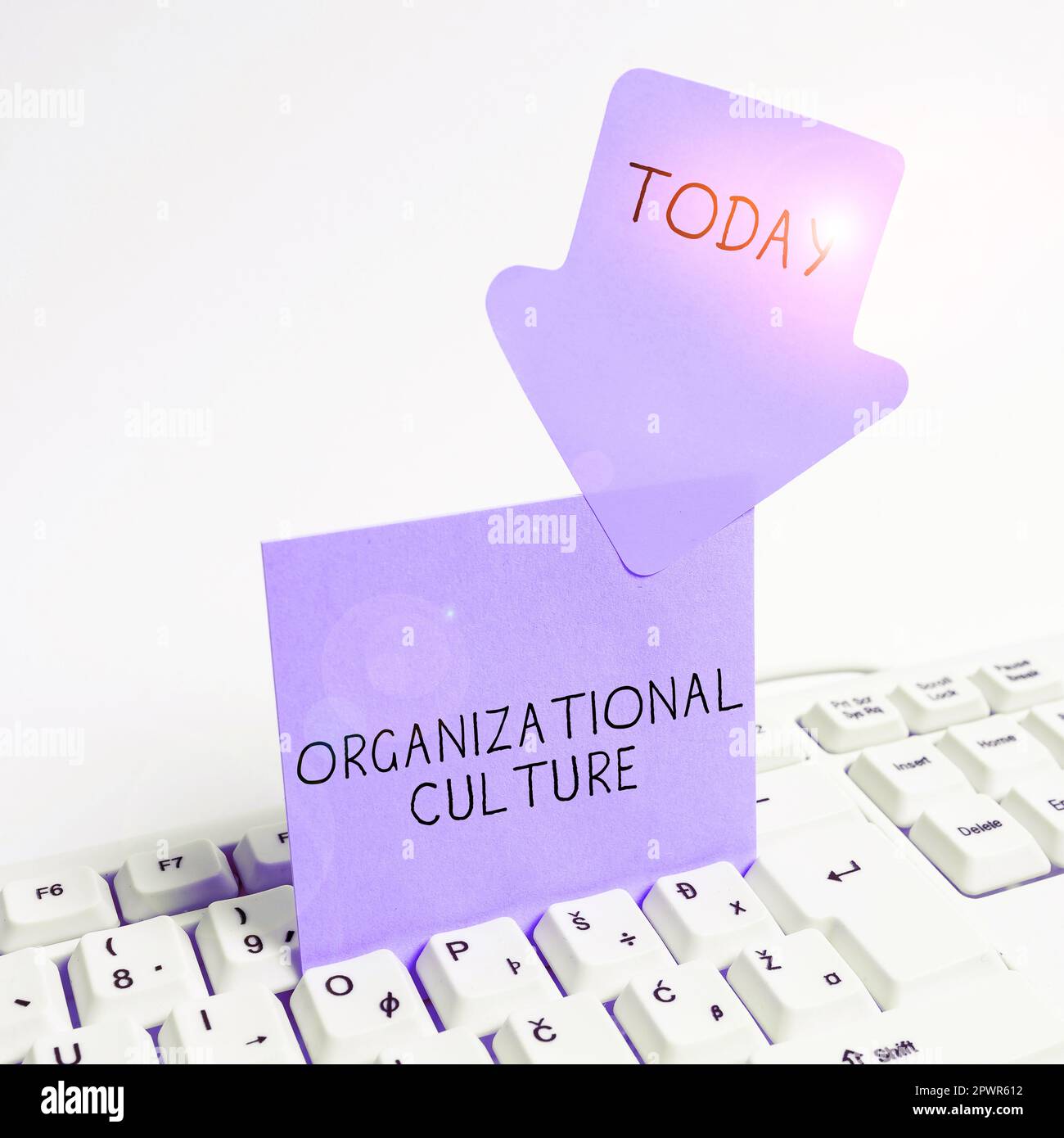 Conceptual display Organizational Culture, Word Written on the study of ...