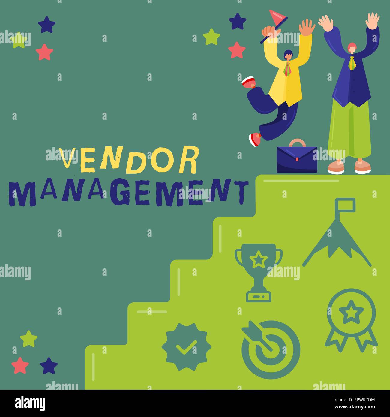 Conceptual display Vendor Management, Concept meaning activities ...