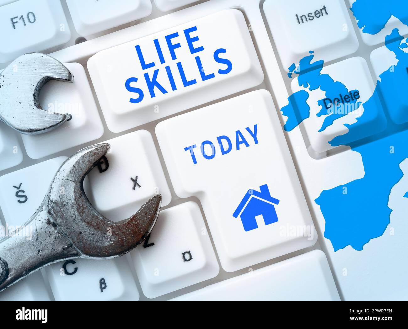 Conceptual caption Life Skills, Conceptual photo that is necessary or ...