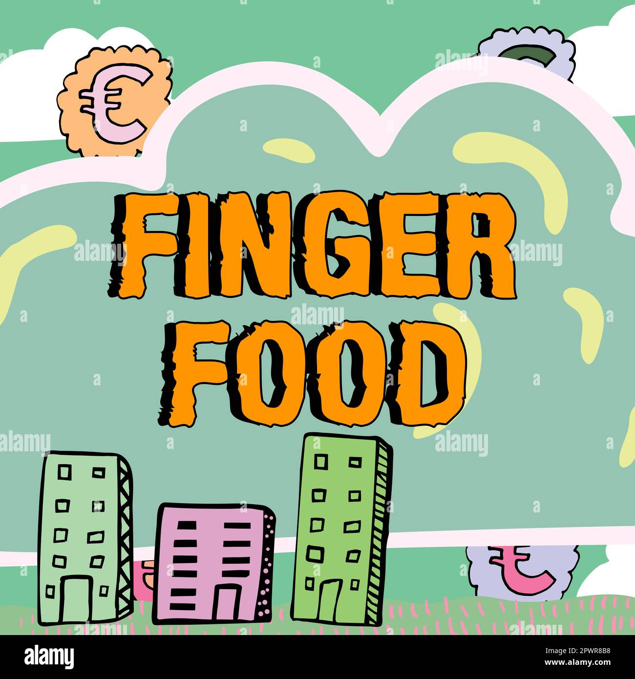 Inspiration showing sign Finger Food, Business concept products and ...