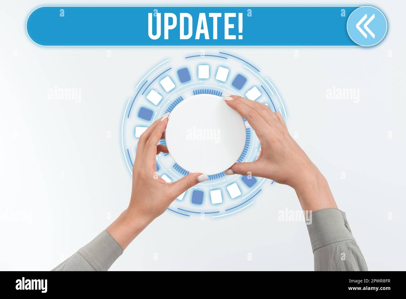 Conceptual display Update, Business showcase Make something more modern Adding new facts ...