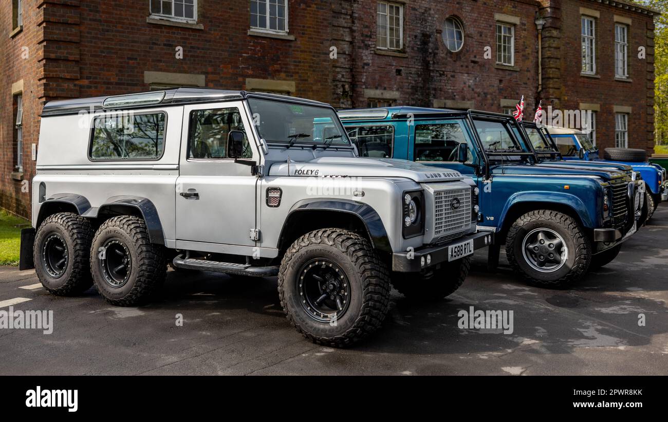 1983 Land Rover Foley 6, on display at the April Scramble held at the ...
