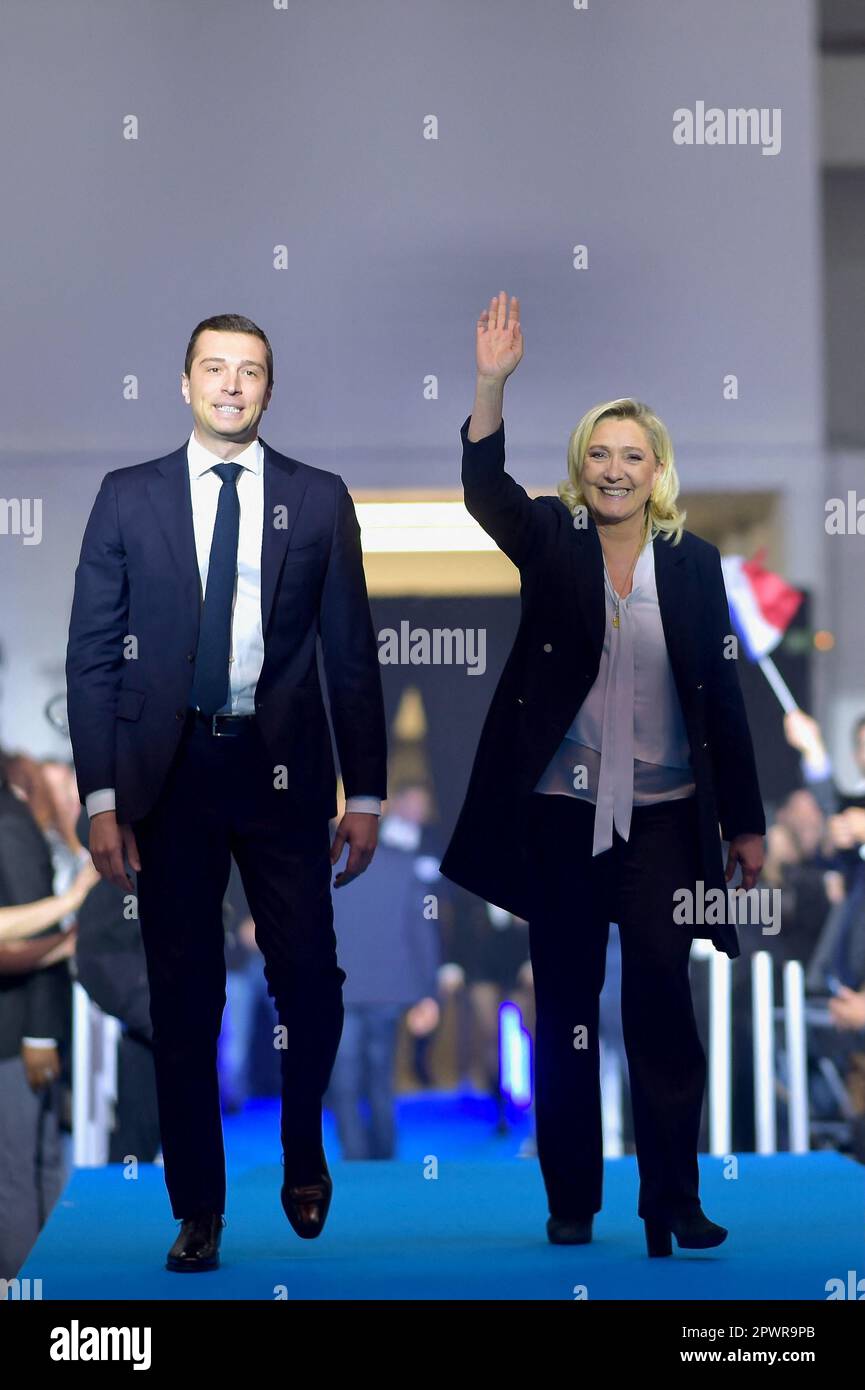 Le Havre, France. 04th Apr, 2023. French far-right Rassemblement ...