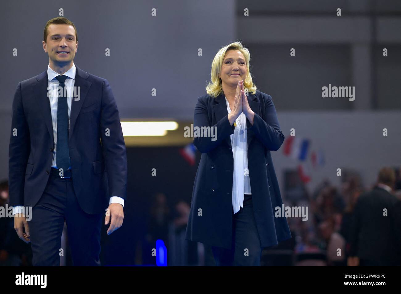 Le Havre, France. 04th Apr, 2023. French far-right Rassemblement ...