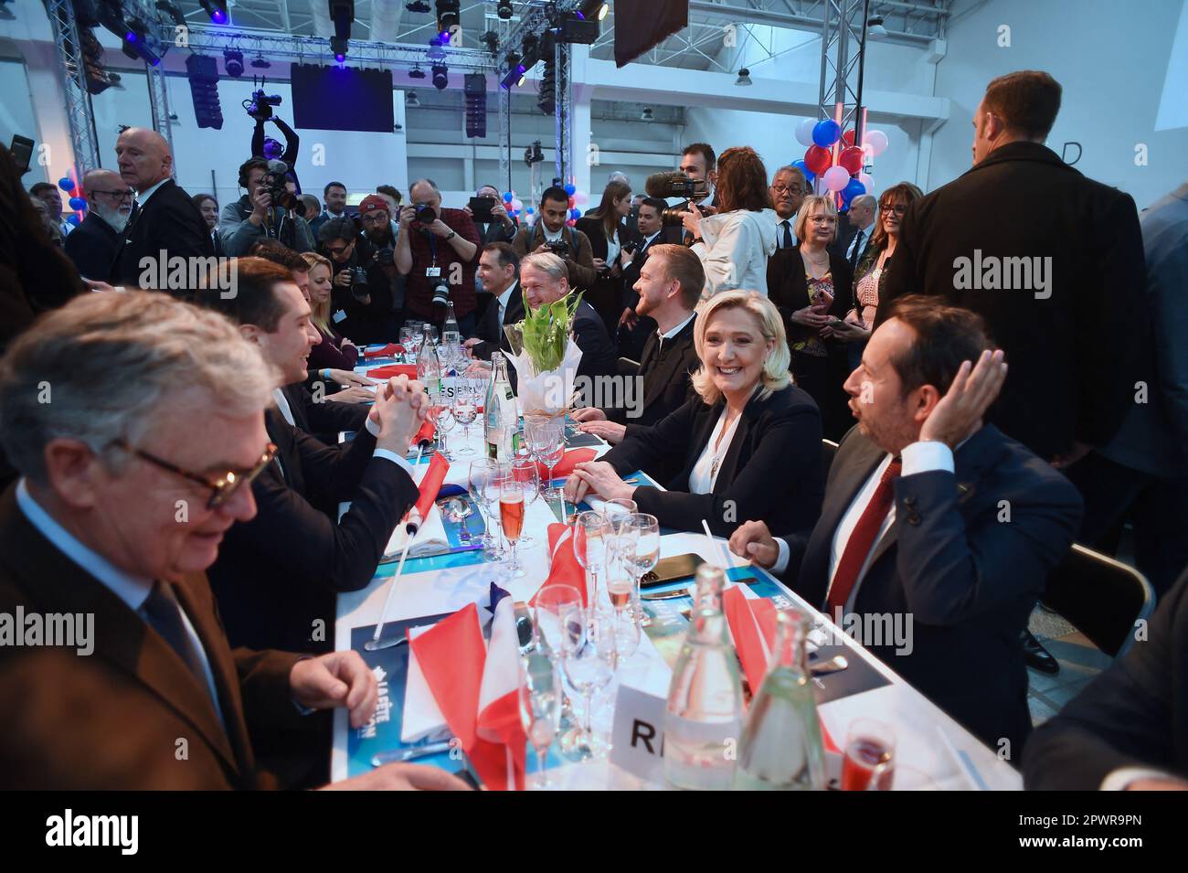 French far-right Rassemblement National (RN) party President Jordan ...