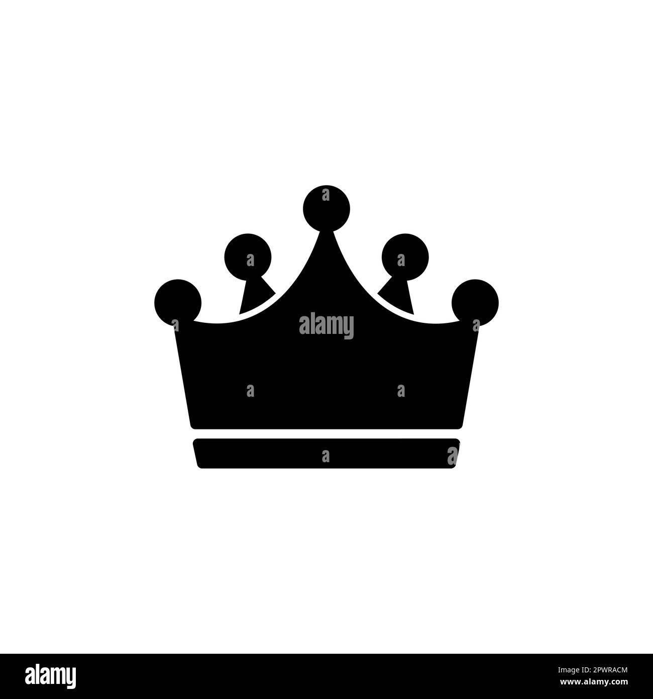 Crown Icon vector. Crown symbol for web site design Stock Vector Image ...
