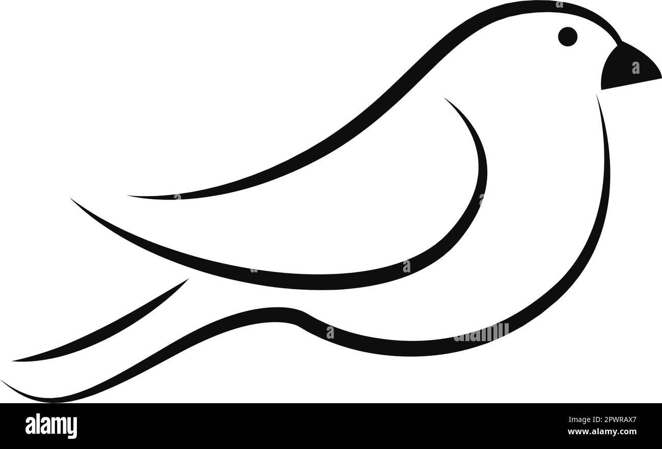 Finch icon logo design illustration Stock Vector Image & Art - Alamy