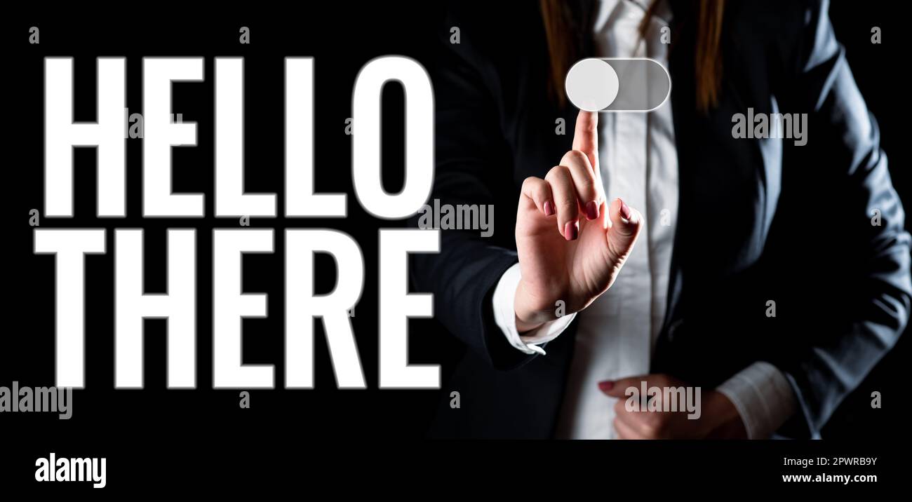 Goodbye sign language hi-res stock photography and images - Alamy