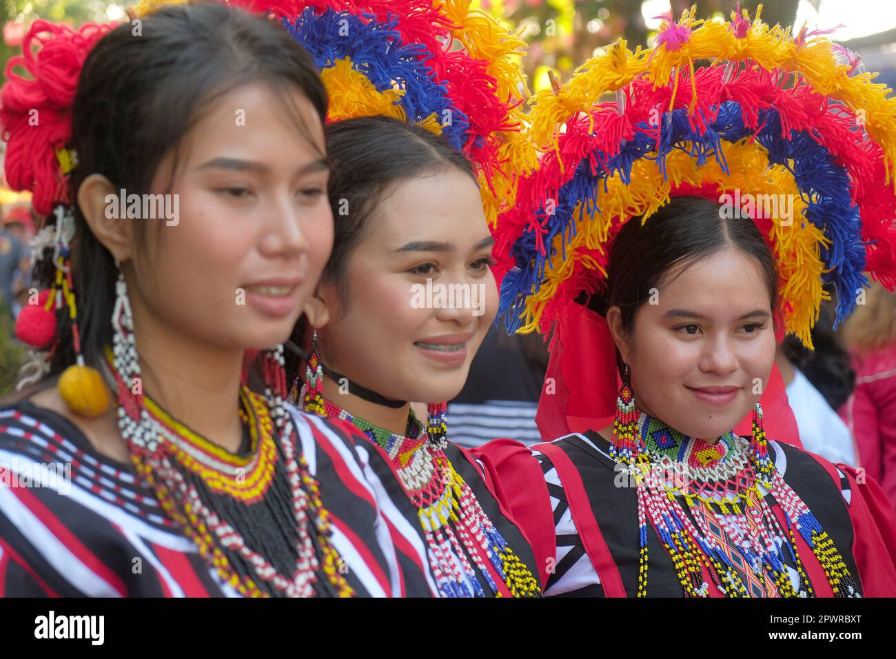 Malaybalay City, Philippines - women in traditional Talaandig tribal ...