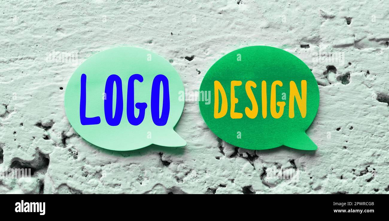 Text showing inspiration Logo Design, Business approach a graphic ...