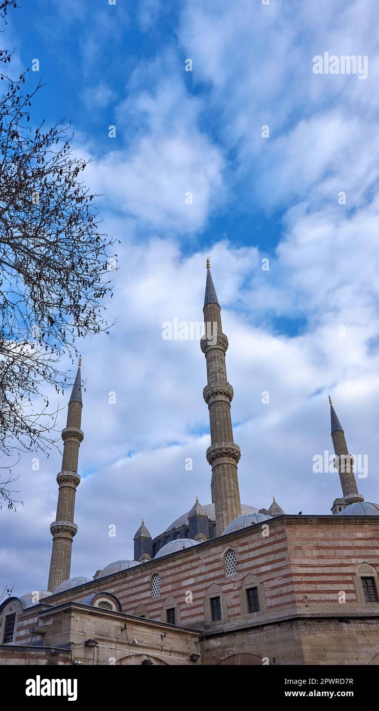 Turkiye, Edirne, Selimiye Mosque. The UNESCO World Heritage Site Of The ...
