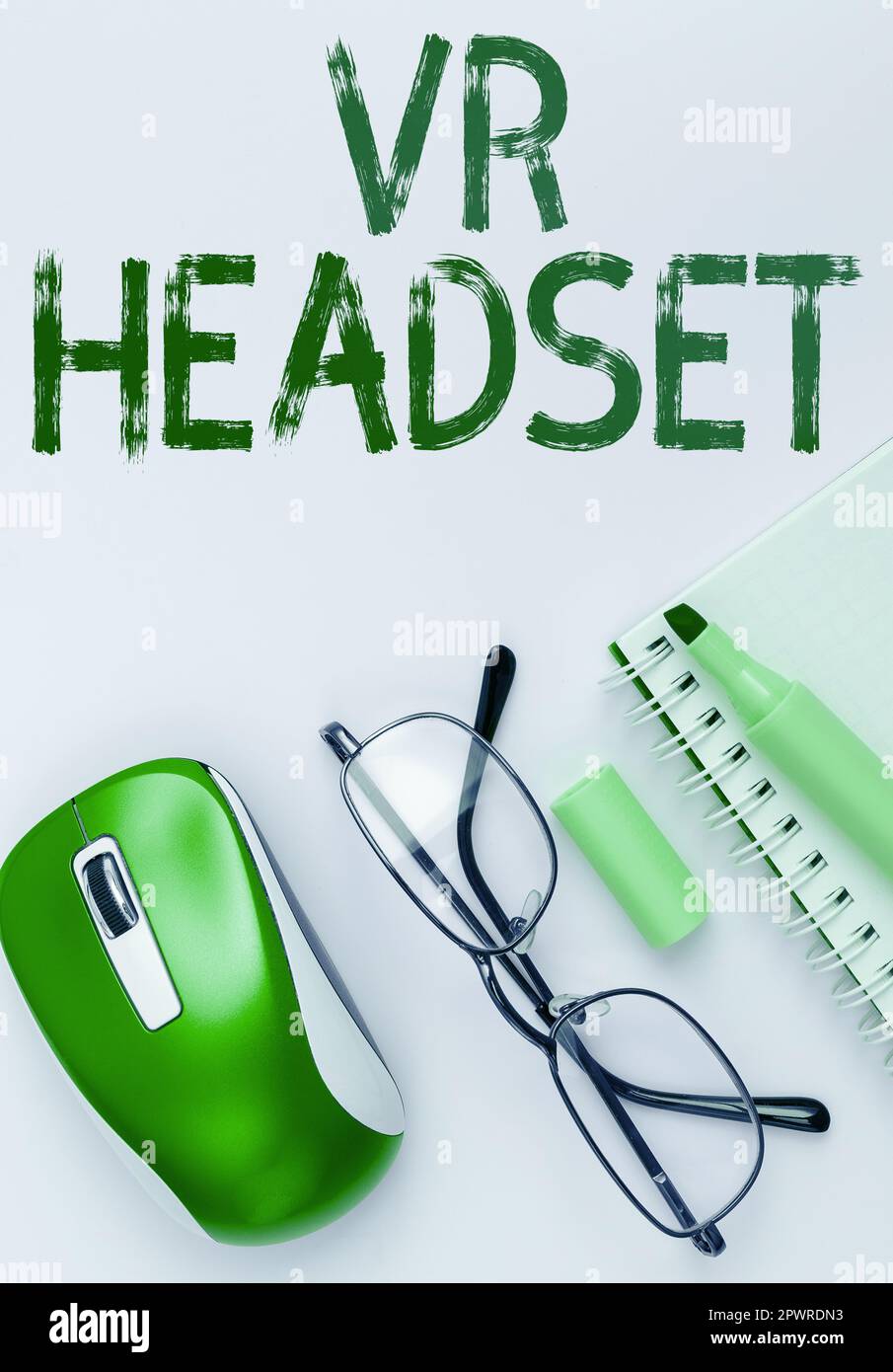 Conceptual display Vr Headset, Business showcase head-mounted device ...