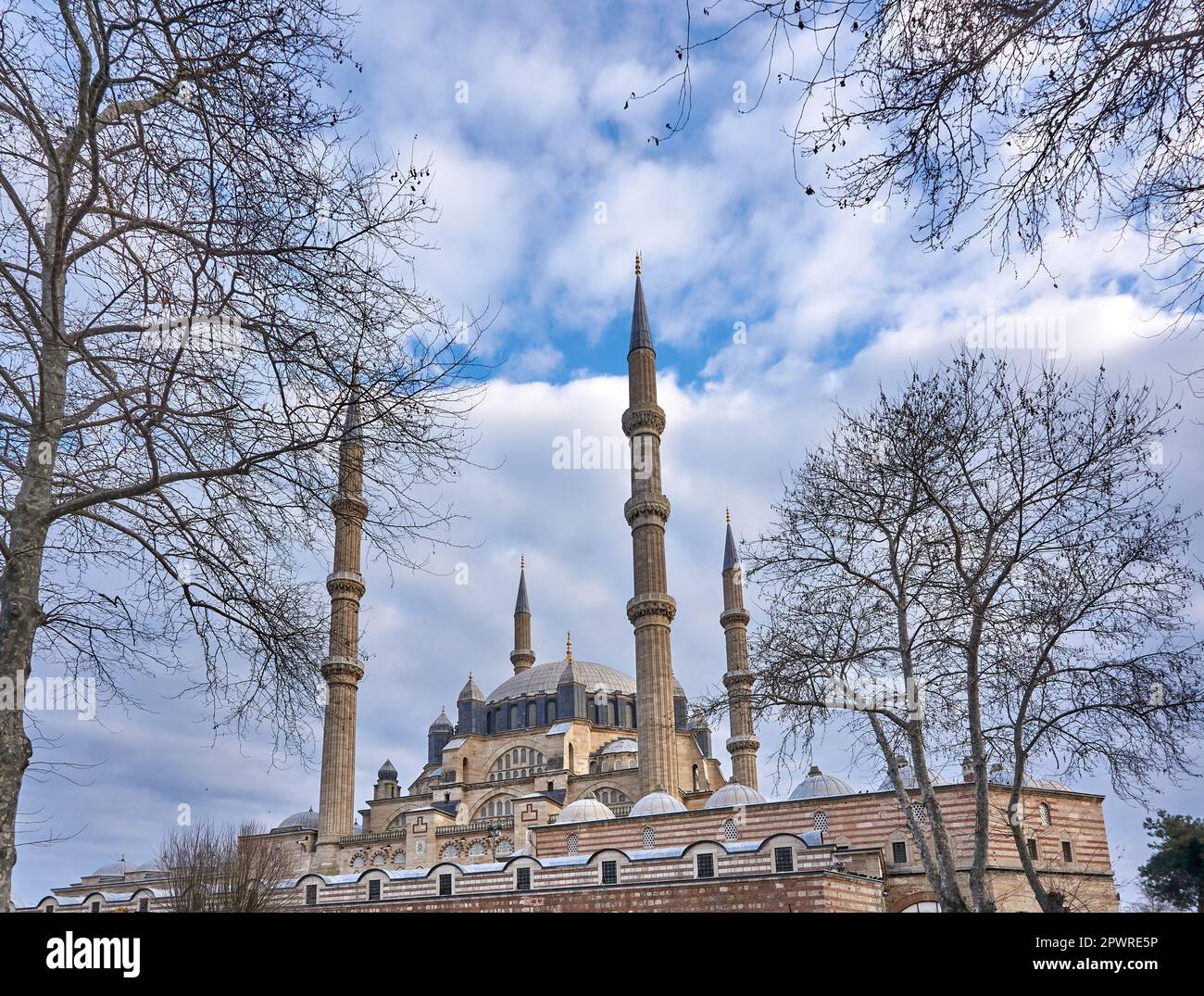 Turkiye, Edirne, Selimiye Mosque. The UNESCO World Heritage Site Of The ...