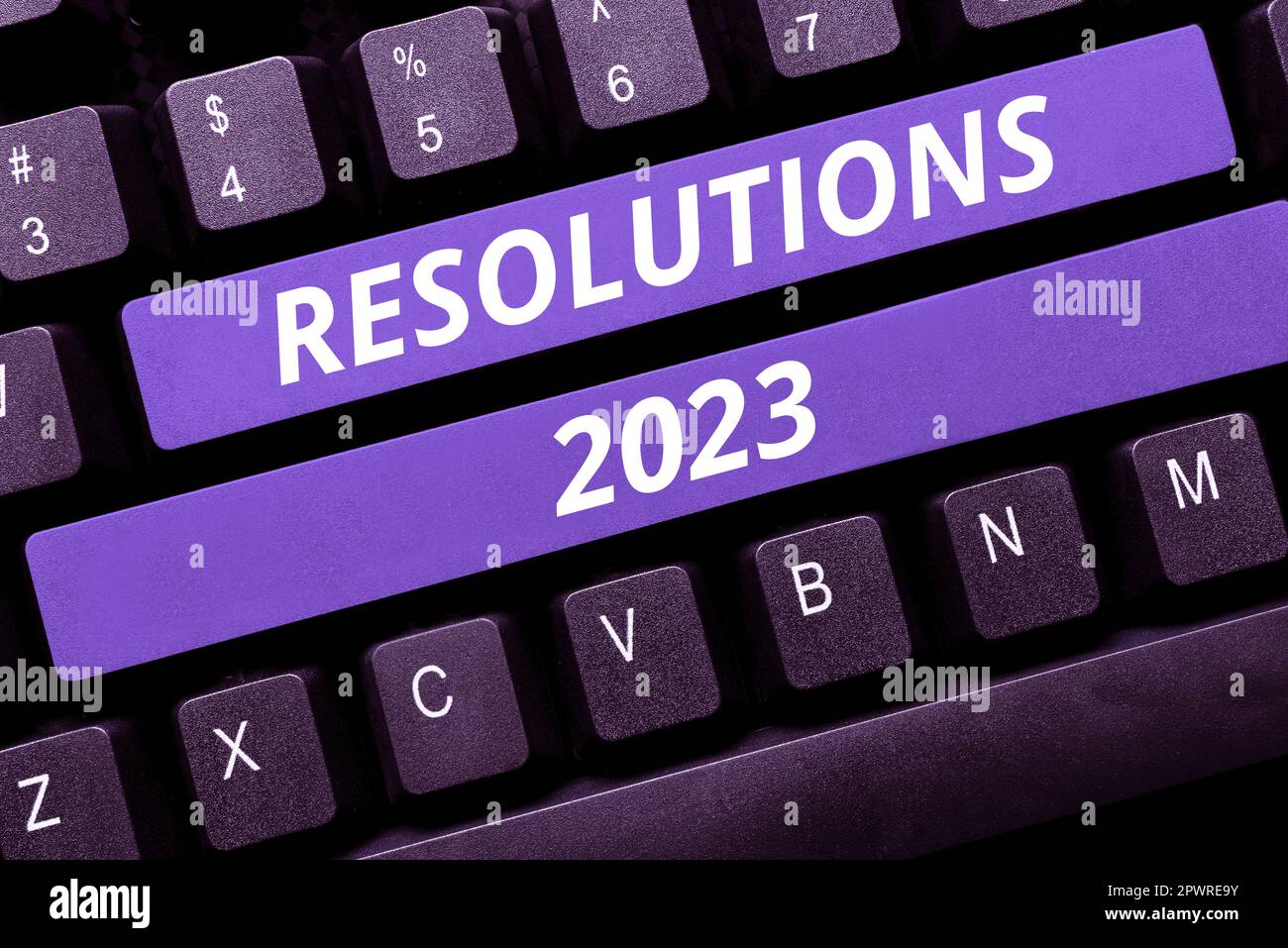 Hand writing sign Resolutions 2023, Concept meaning list of things ...