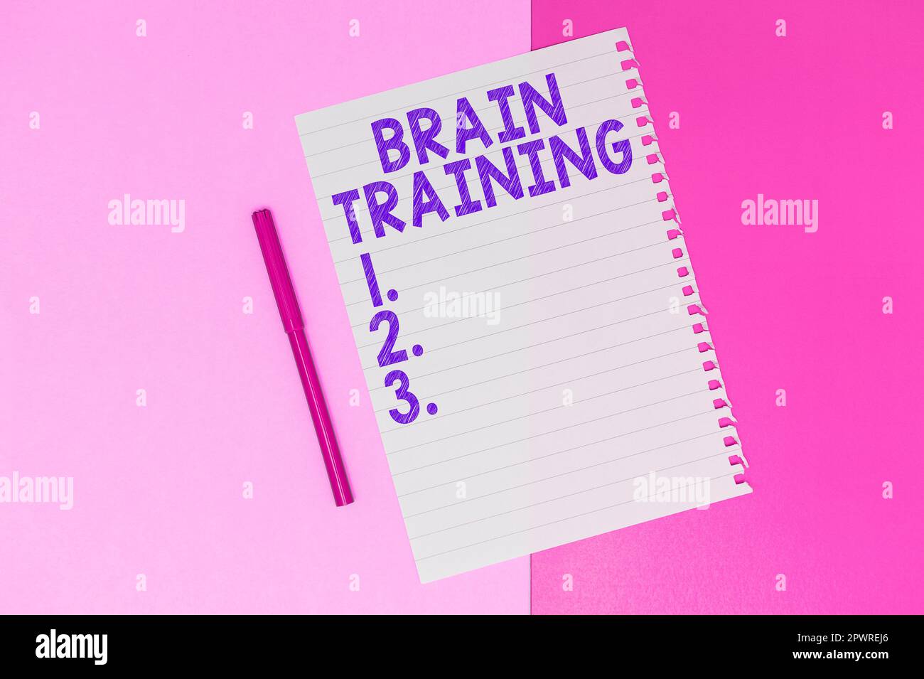 Text sign showing Brain Training, Business showcase mental activities ...