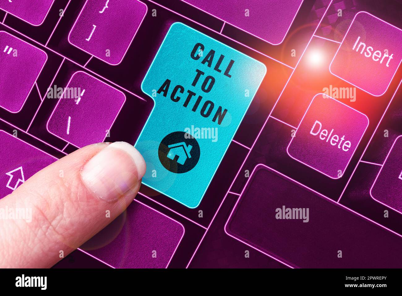 Conceptual caption Call To Action, Business idea Encourage Decision ...