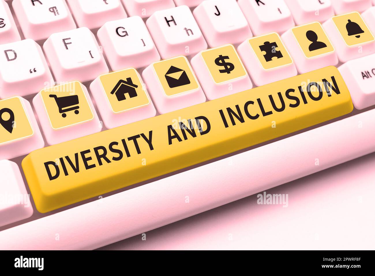 Conceptual caption Diversity And Inclusion, Word Written on range human ...