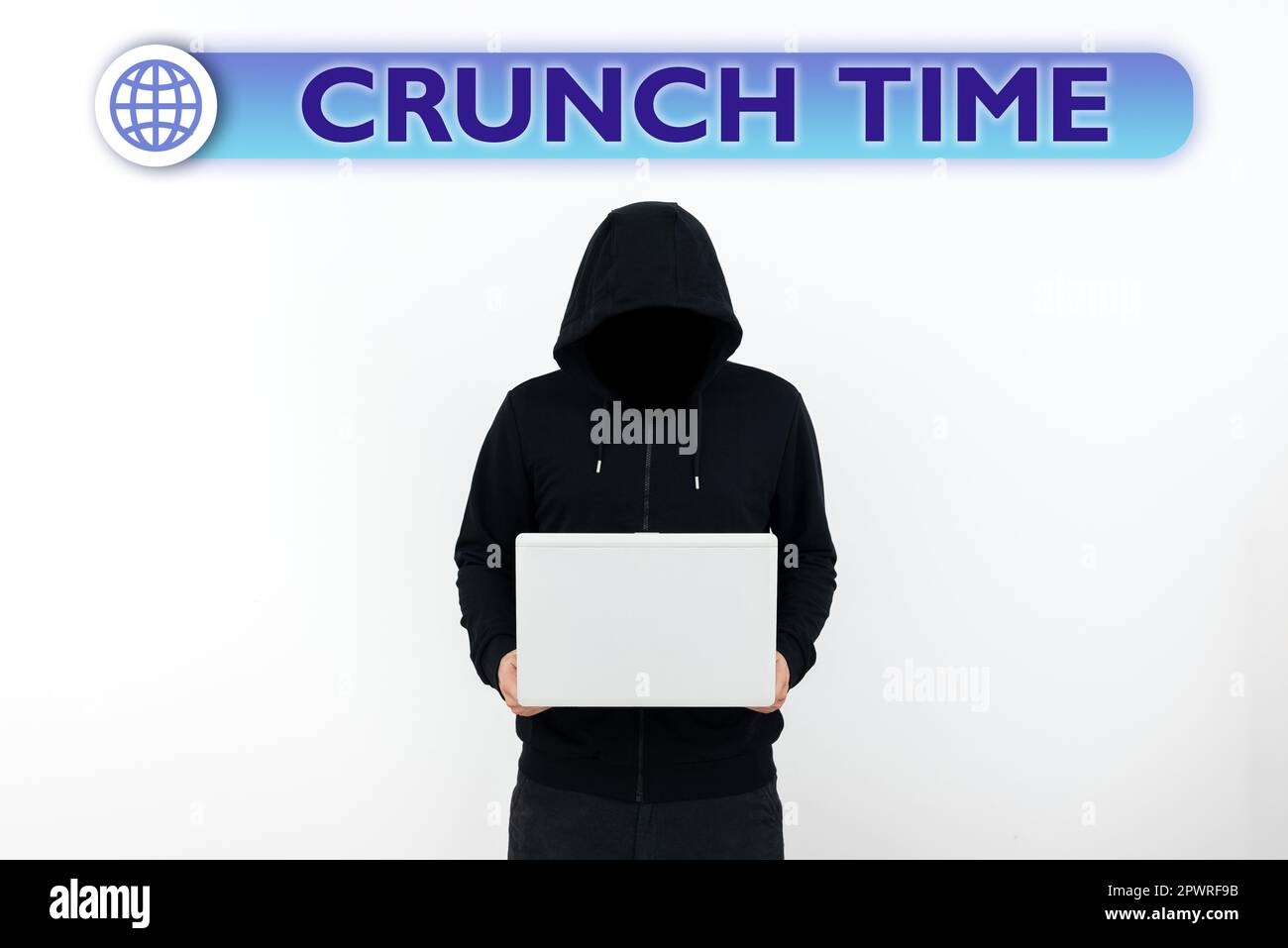 Text showing inspiration Crunch Time, Concept meaning period when ...