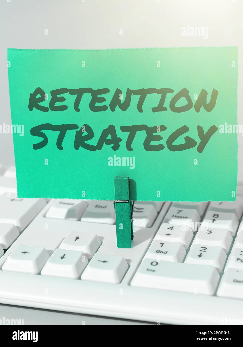 Sign displaying Retention Strategy, Conceptual photo activities to ...