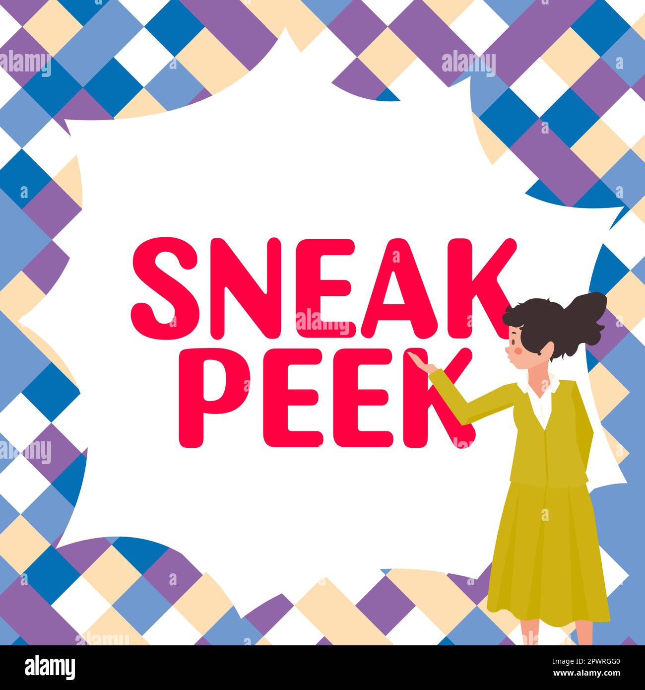 Text caption presenting Sneak Peek, Business showcase opportunity to ...