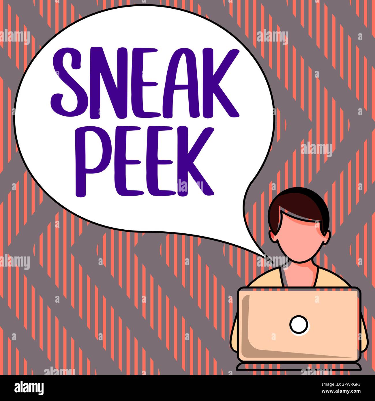 Text caption presenting Sneak Peek, Business overview opportunity to ...