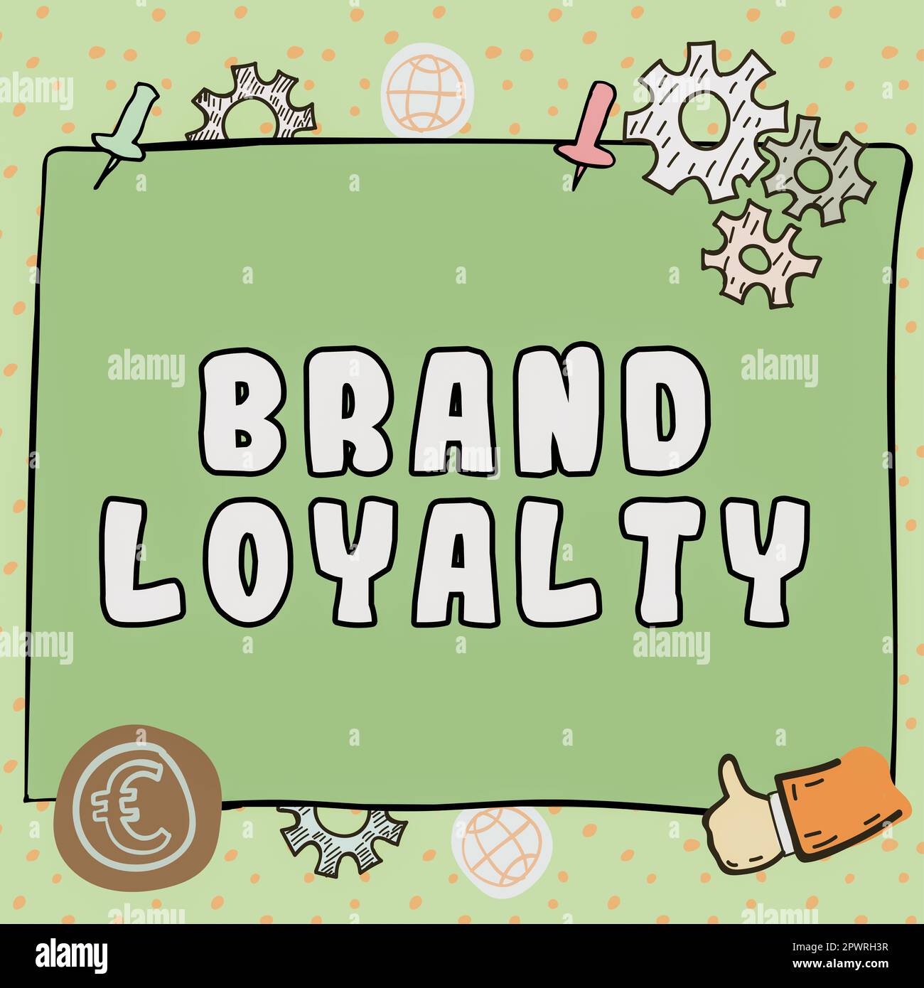 Hand writing sign Brand Loyalty, Internet Concept Repeat Purchase ...