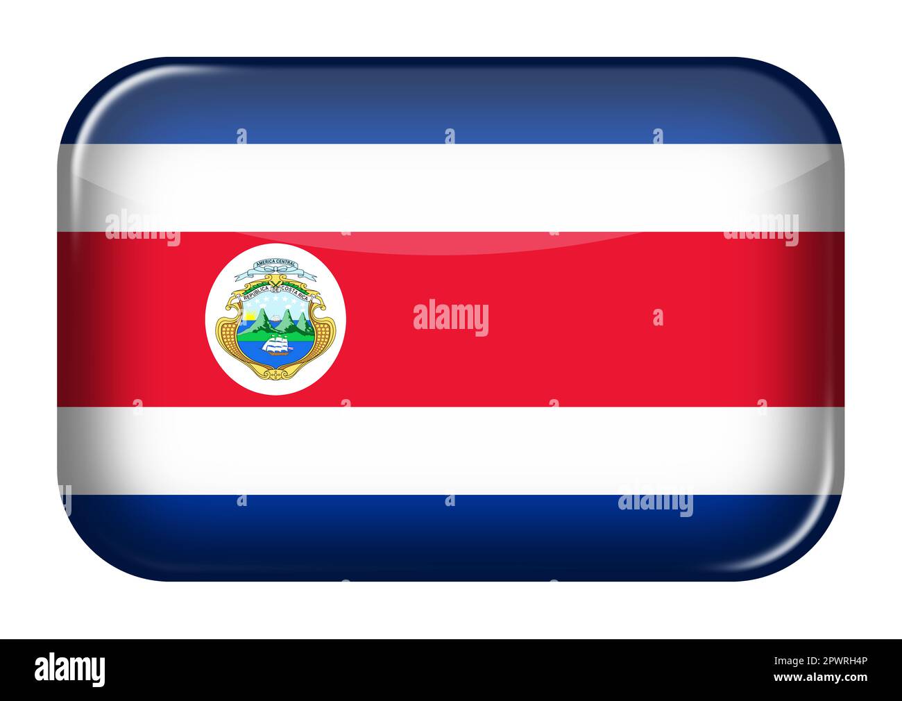 Costa rica 3d map Cut Out Stock Images & Pictures - Alamy