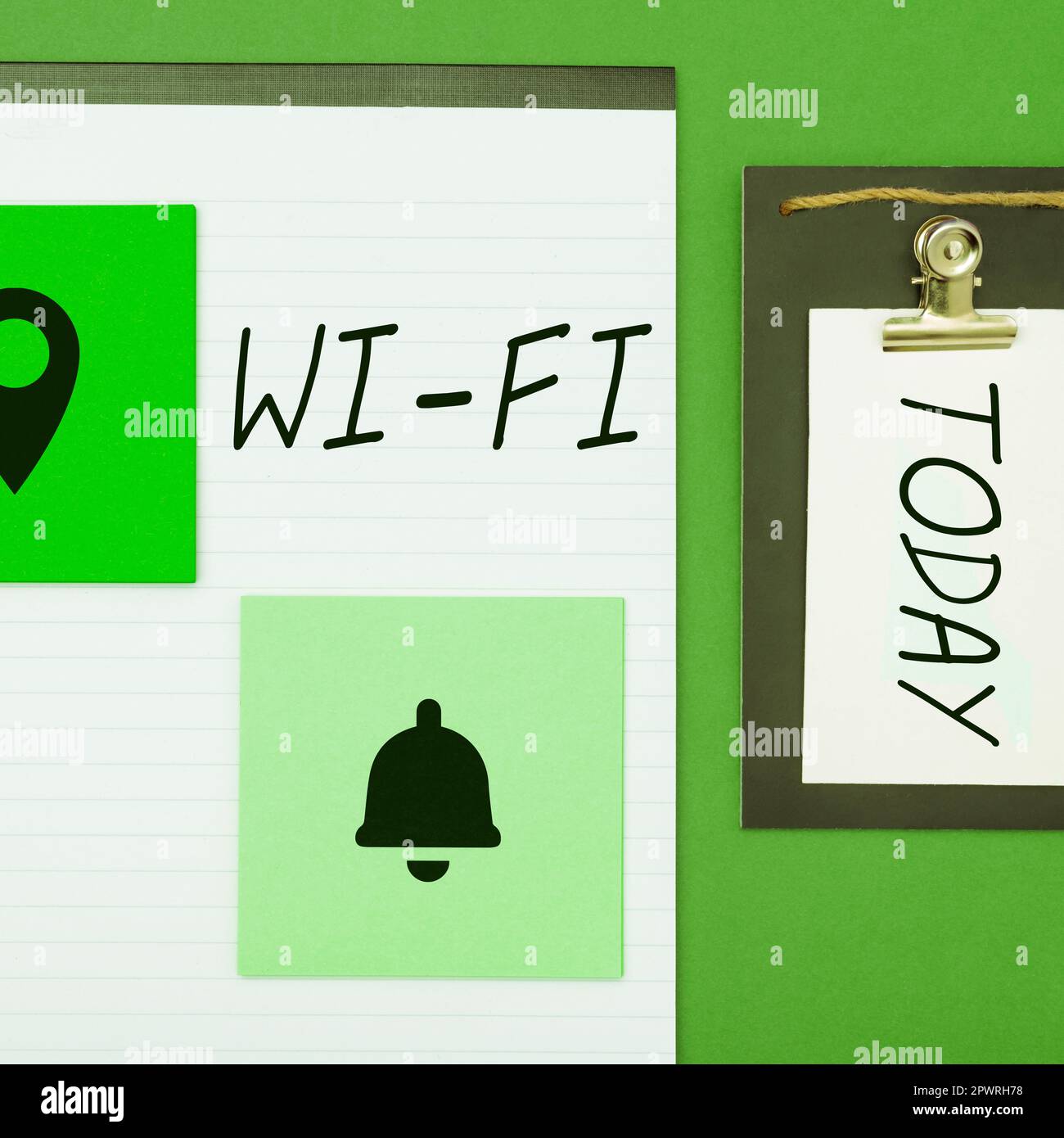 Writing displaying text Wi Fi, Business overview radio technologies ...