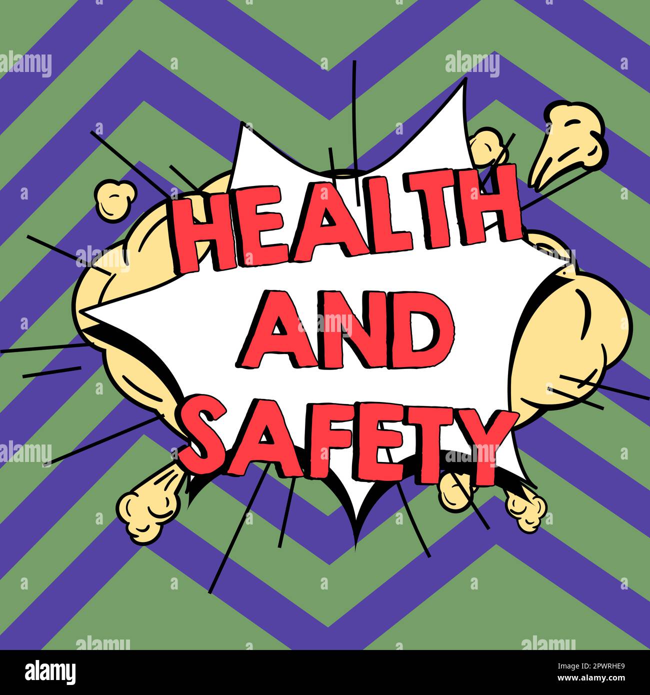 Handwriting text Health And Safety, Business showcase Taking the ...