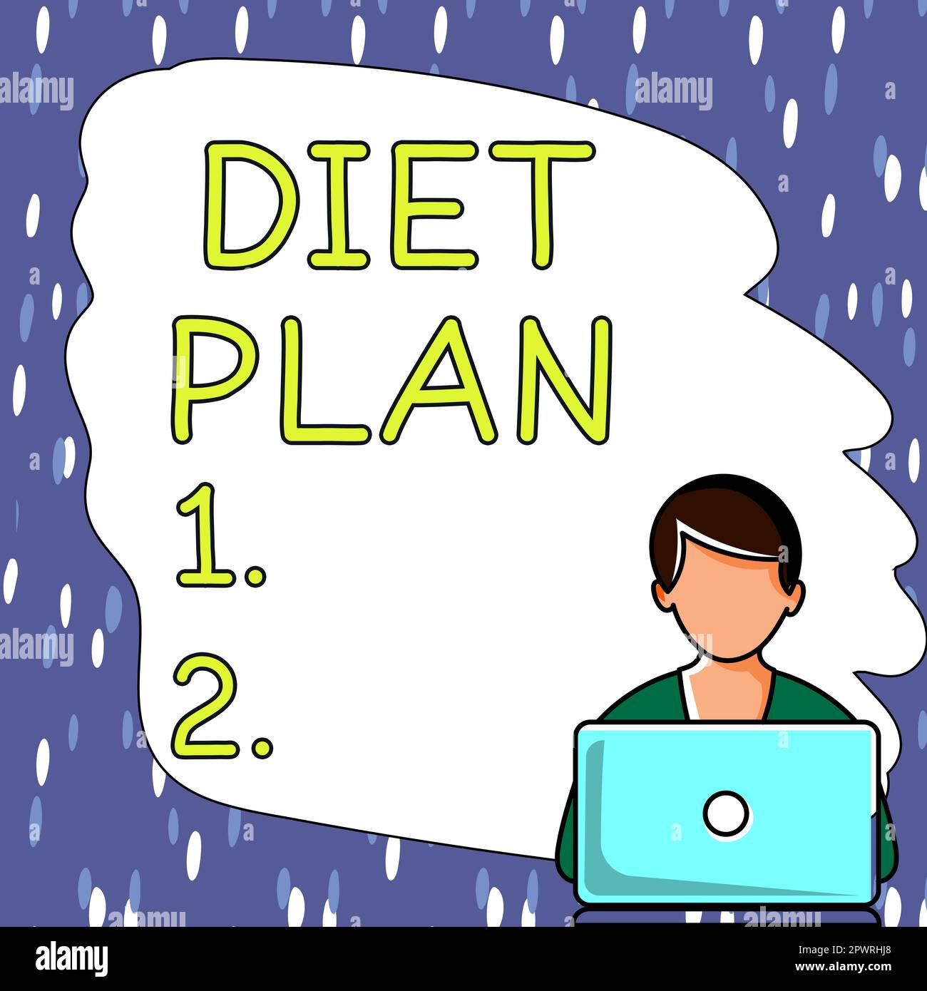 Conceptual caption Diet Plan, Business idea Use of specific intake of ...