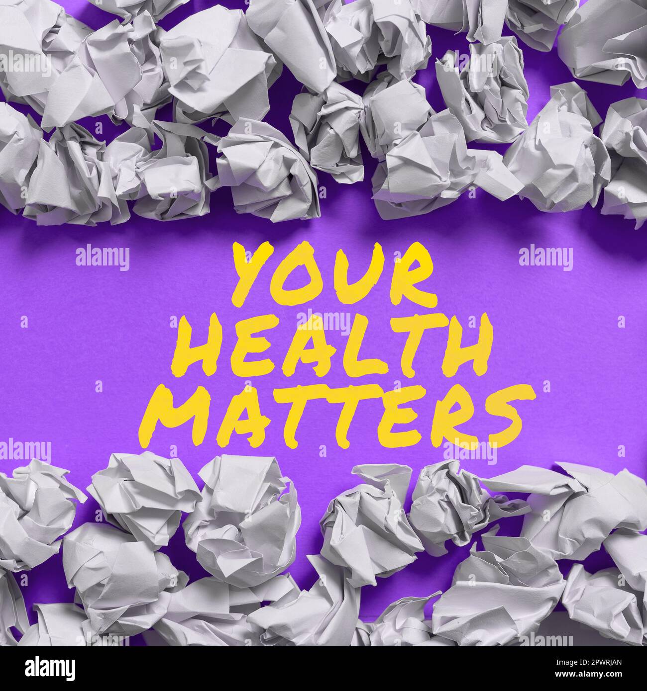 Hand writing sign Your Health Matters, Business idea good health is ...