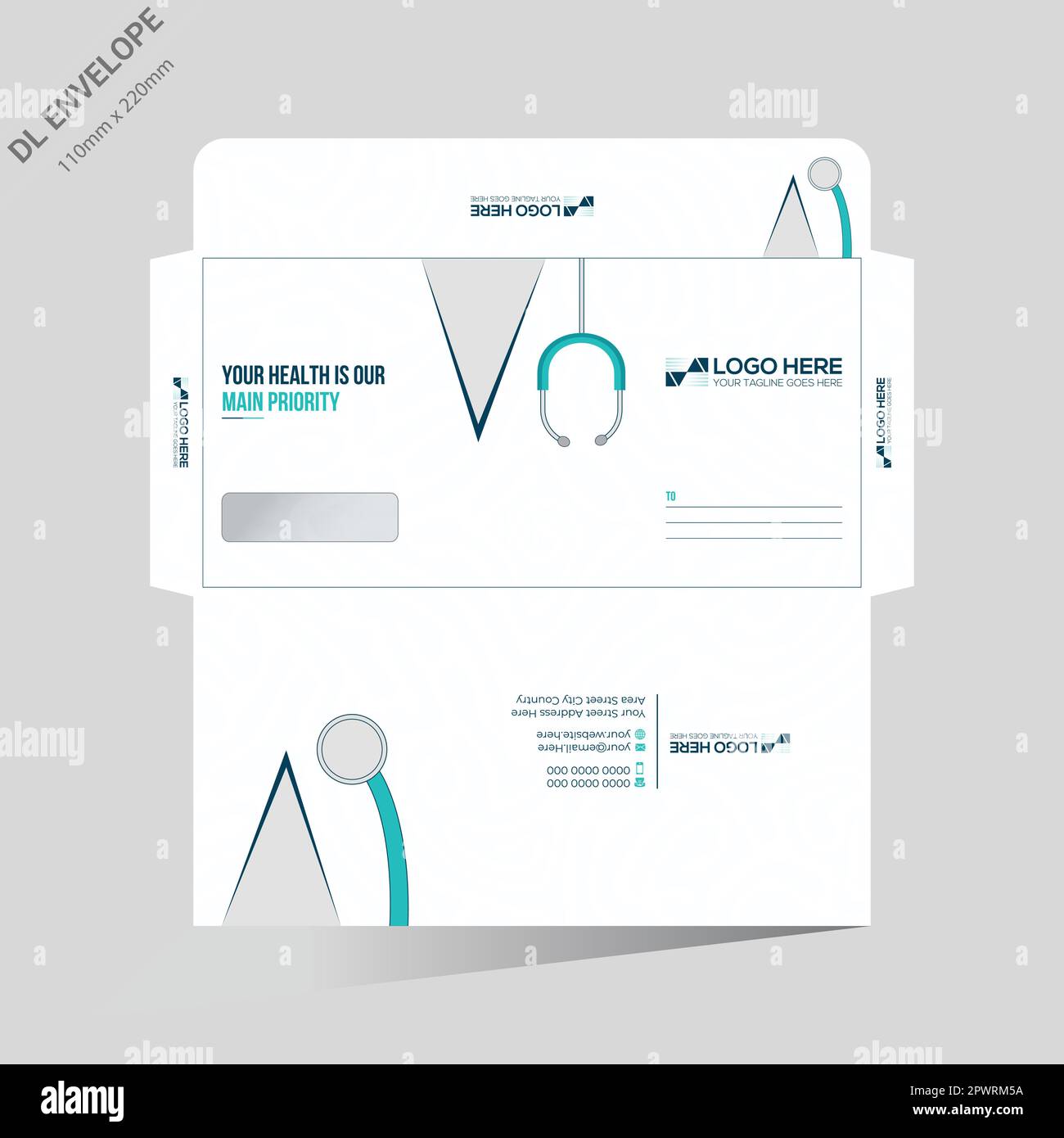 Health vector envelope design for any use Stock Vector Image & Art - Alamy