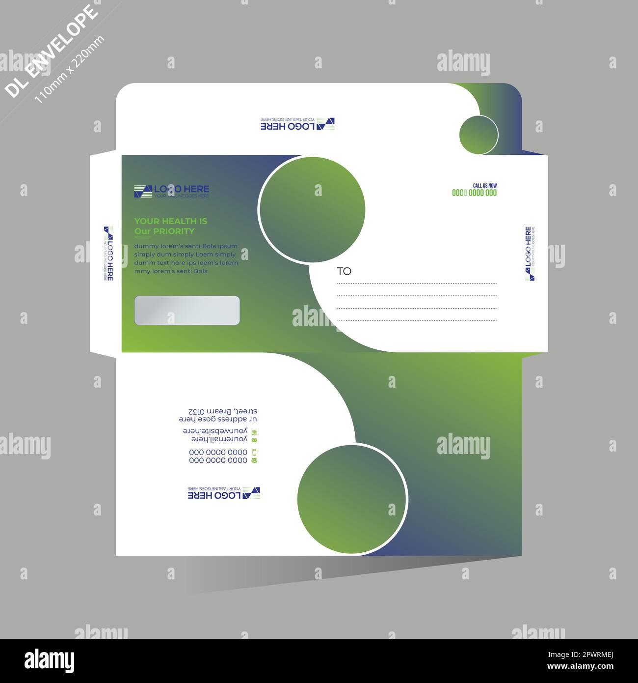 Health vector envelope design for any use Stock Vector Image & Art - Alamy