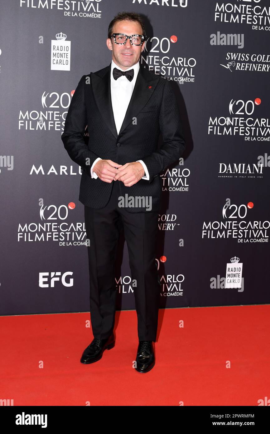 MONACO, - APRIL 29: Alessandro Del Piero attends at Gala Red Carpet of ...