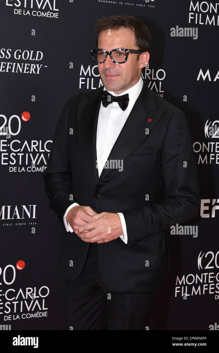 MONACO, - APRIL 29: Alessandro Del Piero attends at Gala Red Carpet of ...