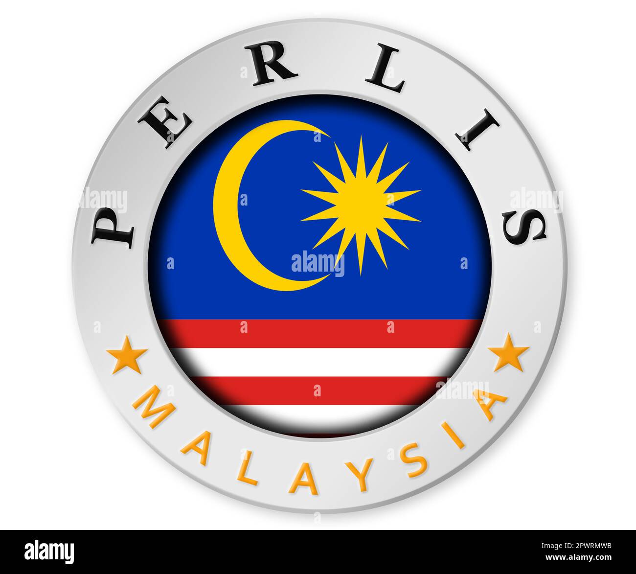 Perlis flag Cut Out Stock Images & Pictures - Alamy